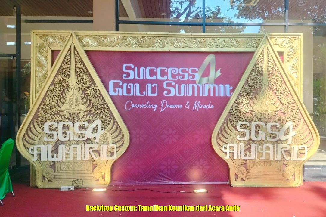 Backdrop Custom: Tampilkan Keunikan dari Acara Anda - Jasa Backdrop Acara
