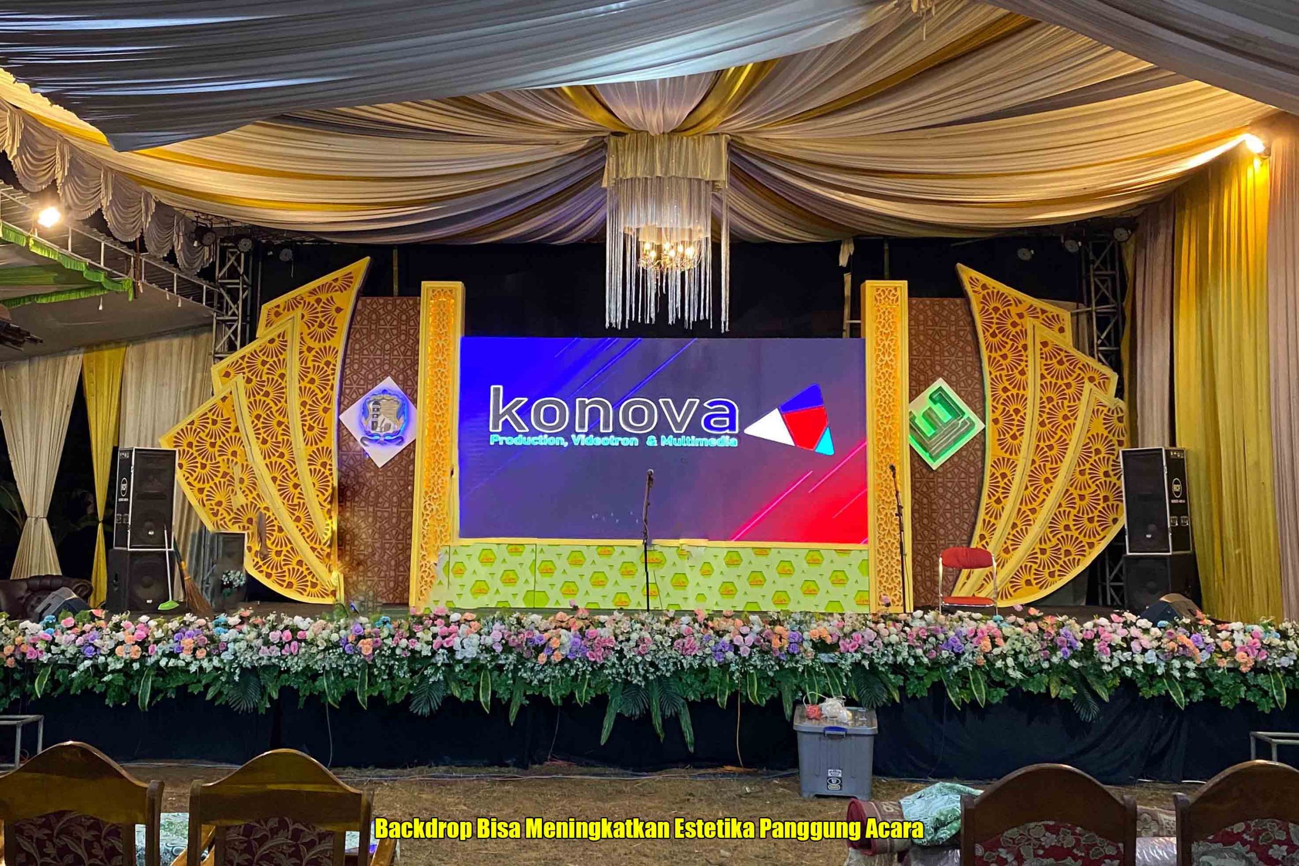 Backdrop Bisa Meningkatkan Estetika Panggung Acara - Jasa Backdrop Acara