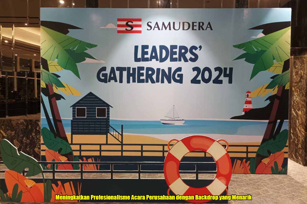 Meningkatkan Kualitas Acara Perusahaan dengan Backdrop yang Menarik ...