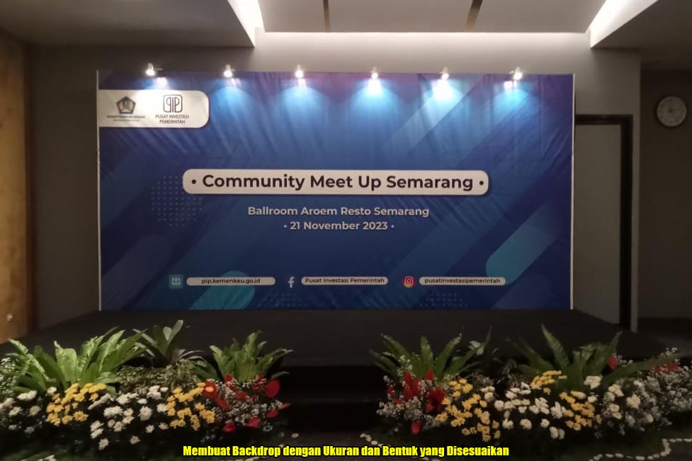 Membuat Backdrop dengan Ukuran dan Bentuk yang Disesuaikan - Jasa ...