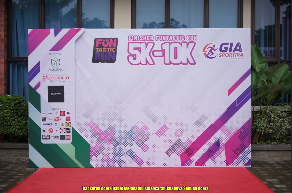 Backdrop Acara Dapat Membantu Kelancaran Jalannya Sebuah Acara - Jasa ...