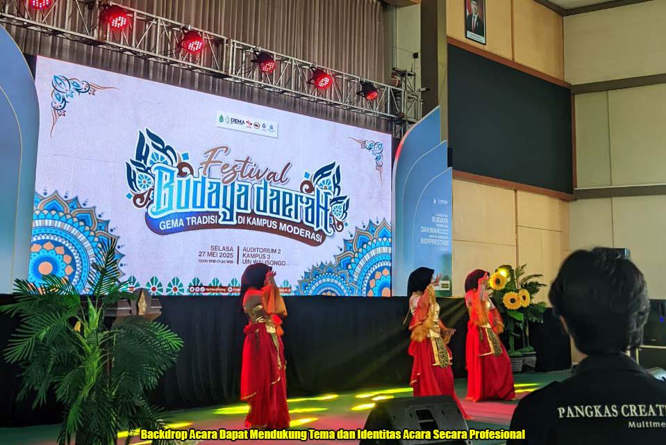 Backdrop Acara Dapat Mendukung Tema dan Identitas Acara Secara ...