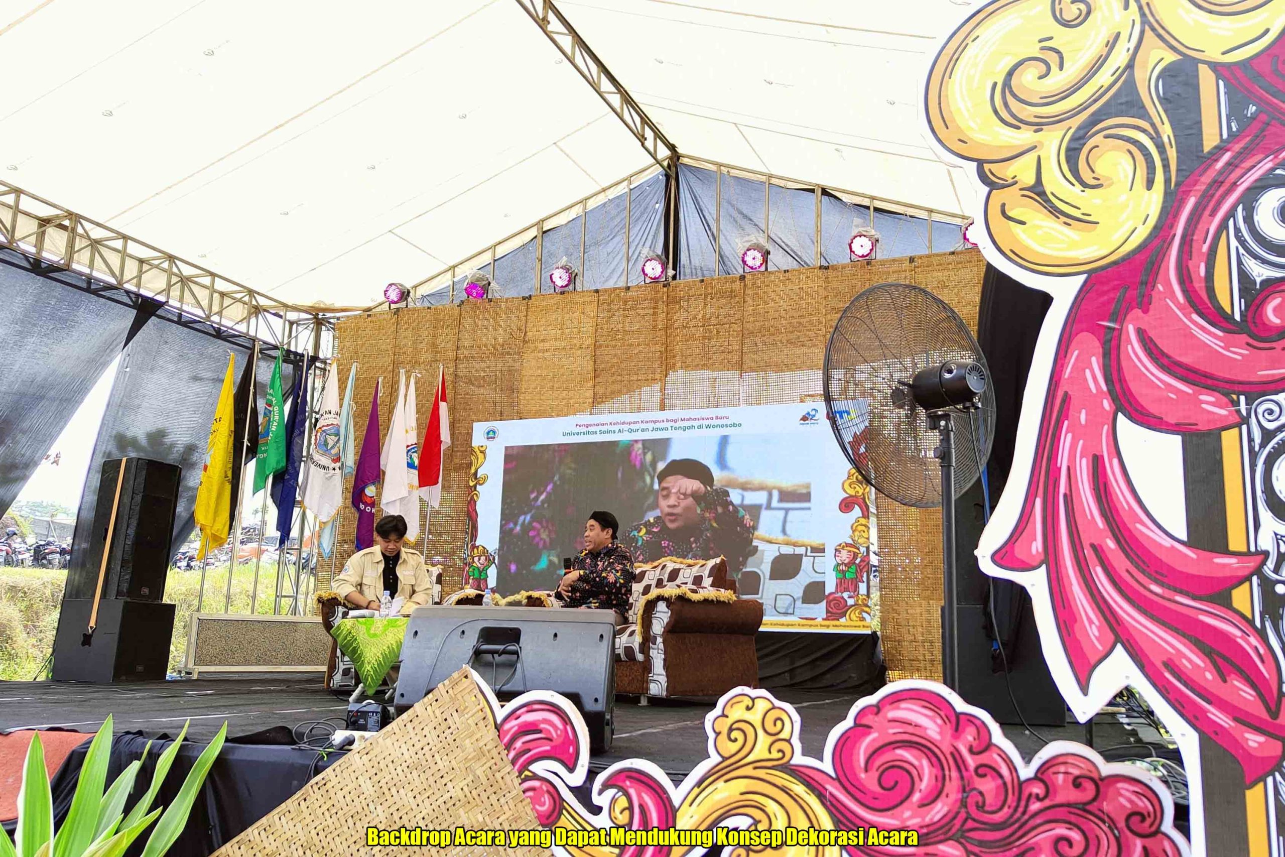Backdrop Acara yang Dapat Mendukung Konsep Dekorasi Acara - Jasa ...