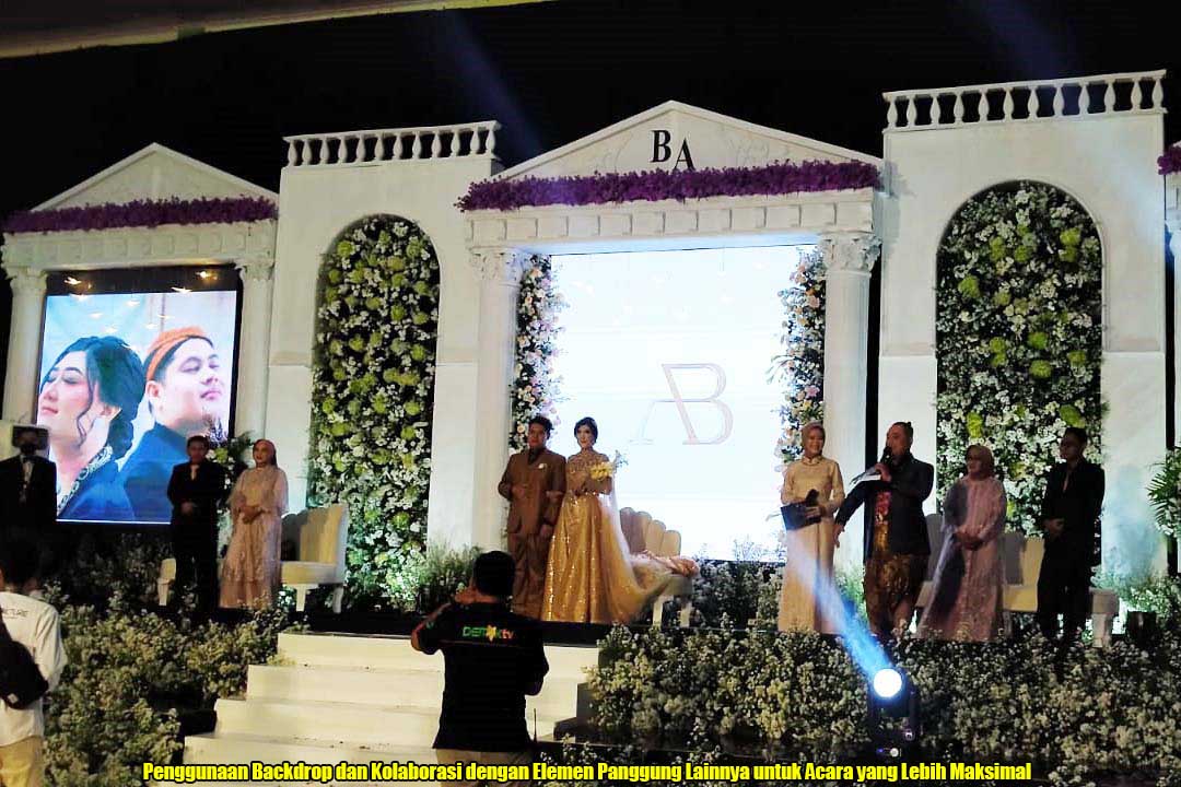 Penggunaan Backdrop dan Kolaborasi dengan Elemen Panggung Lainnya ...