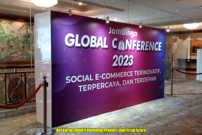 Backdrop untuk Kebutuhan Promosi dan Arsip Acara - Jasa Backdrop Acara
